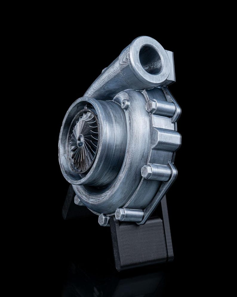 Turbo Lamp – 3D Printed Turbocharger LED Light – Gift for Car ...