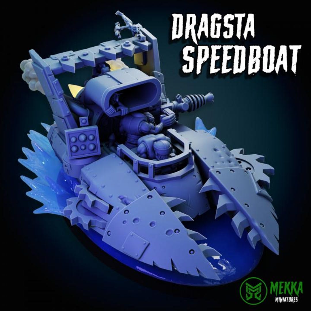 Pirate Speedboat by Mekka Miniatures - Etsy