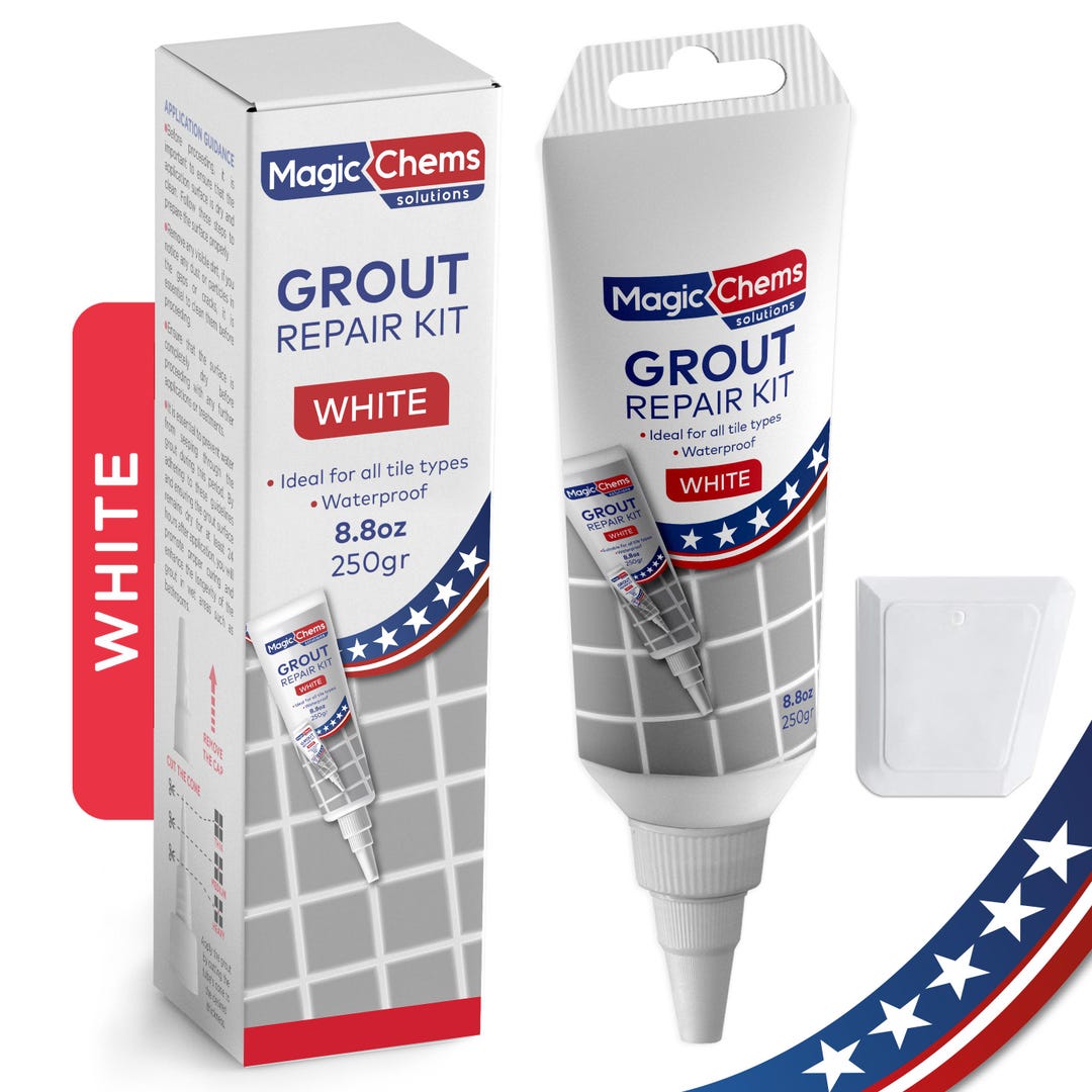 Grout Repair Kit With Sealer. Pre Mixed Tile Grout Repair Kit, Mosaic ...