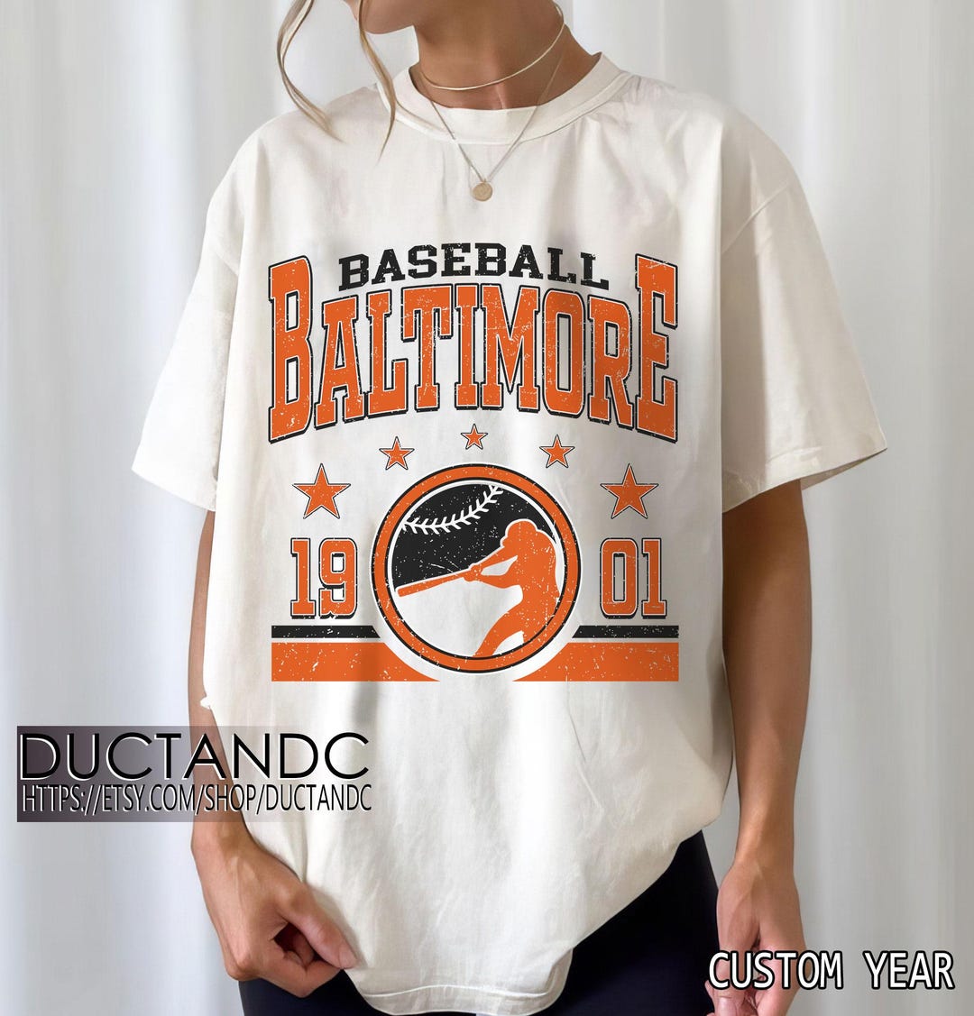 Baltimore Oriole Tshirt, Oriole Baseball Tee, Funny Baseball T-shirt, Baltimore Baseball Tee ...