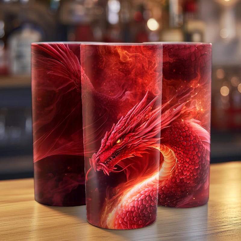 Red Dragon - Etsy