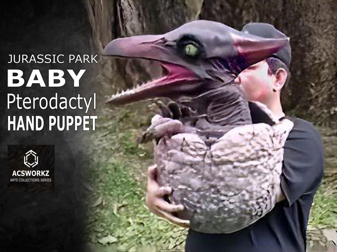 Baby Pterodactyl Hand Puppet Prop. - Etsy