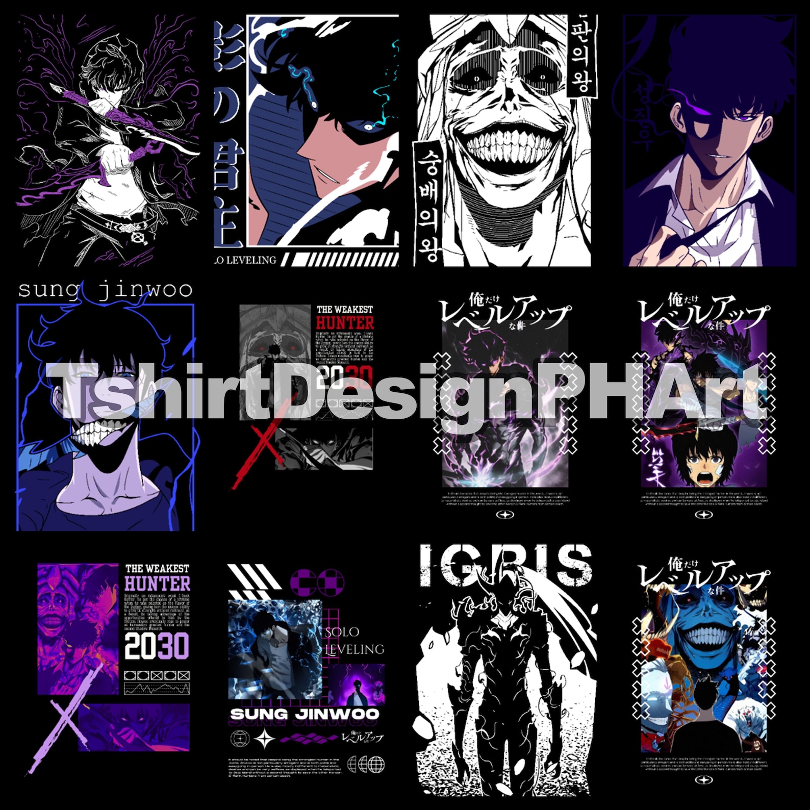 60+ SOLO LEVELING VECTOR , Solo Leveling Png Vector | Anime-inspired ...