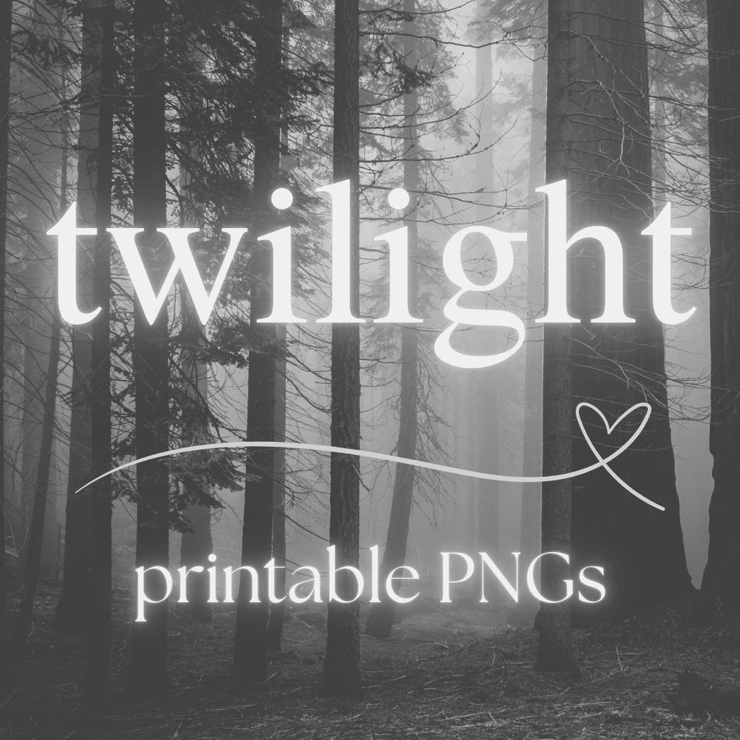 20+ Twilight Printable Stickers - PNG - Etsy