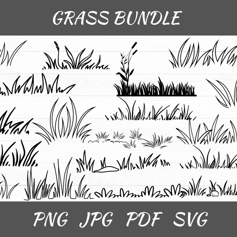 Grass Svg - Etsy
