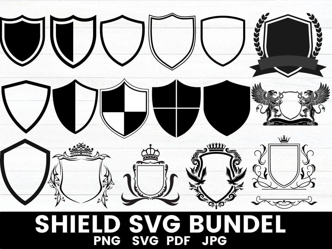 Shield SVG Files for Cricut,shield SVG Bundle,shield and Cross Battle ...