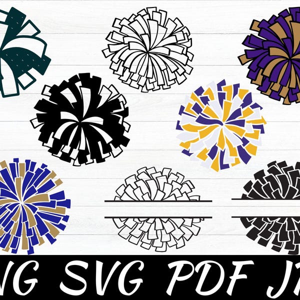 Pom Pom Svg - Etsy