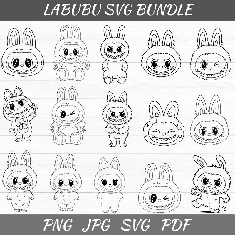 Labubu png - Etsy España
