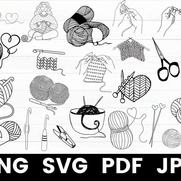 Crochet Svg - Etsy