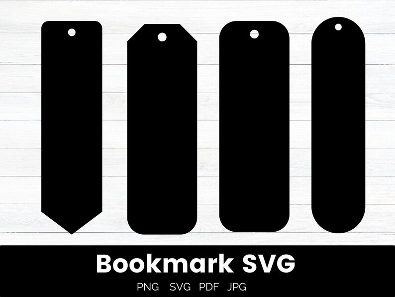 Bookmark Template SVG, Bookmark SVG, Bookmark Label Tags, Bookmark ...