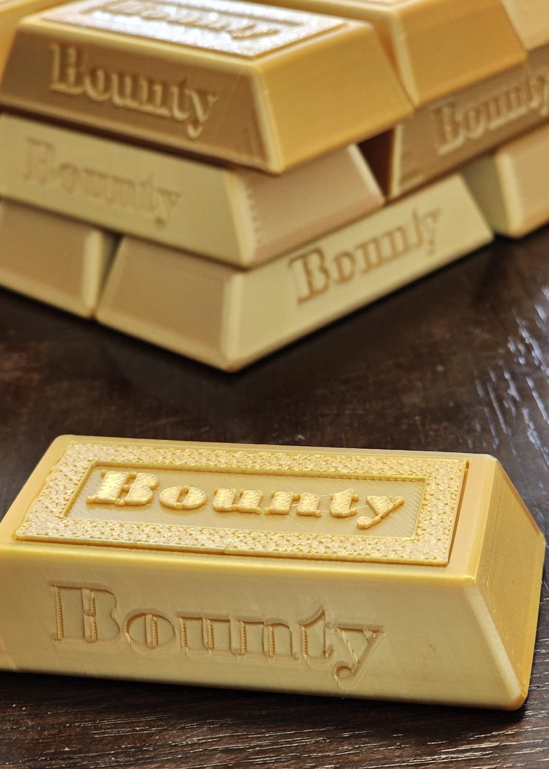 Poker Bounty Marker or Card Cover Weighted Gold Bar - Etsy