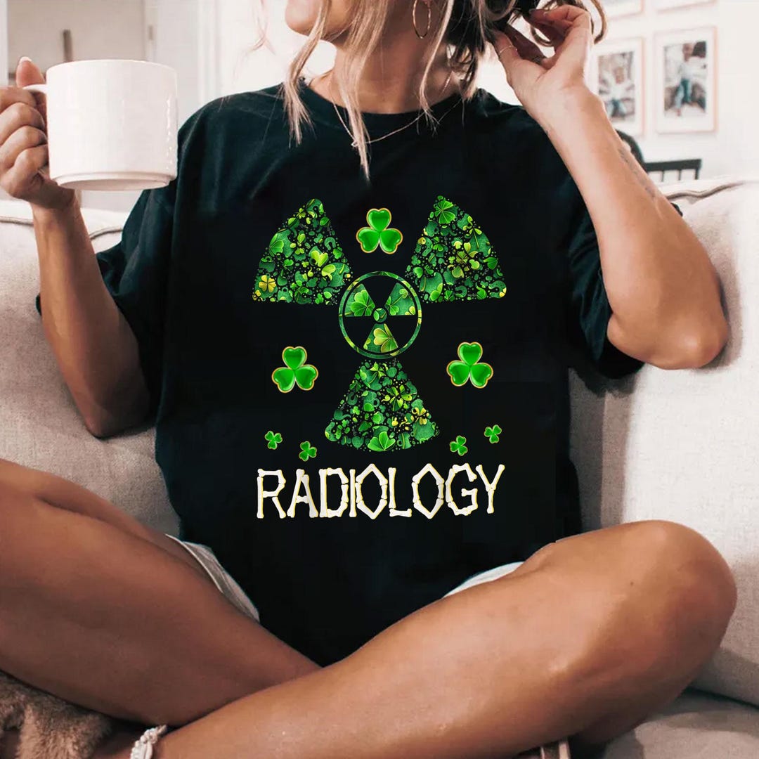 Radiology Xray Tech Shamrock St Patrick Day Radiologist Png - Etsy