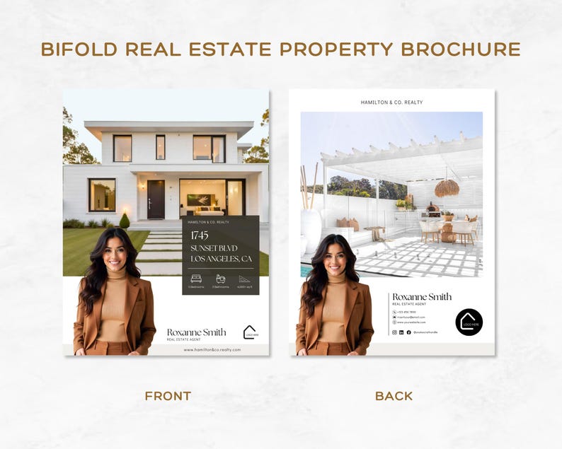 Real Estate Brochure | Brochure Template | Property Brochure | for Sale ...