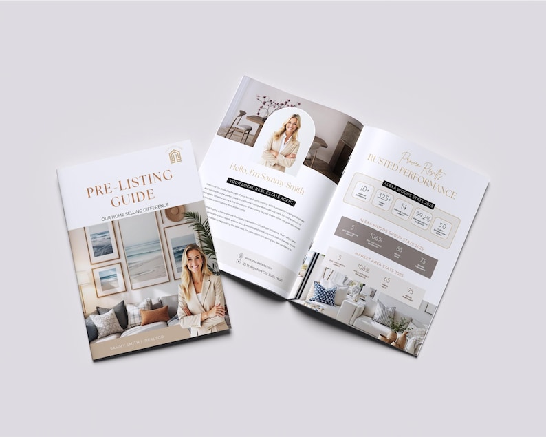 Seller Pre-listing Presentation, Seller Guide, Real Estate Template ...