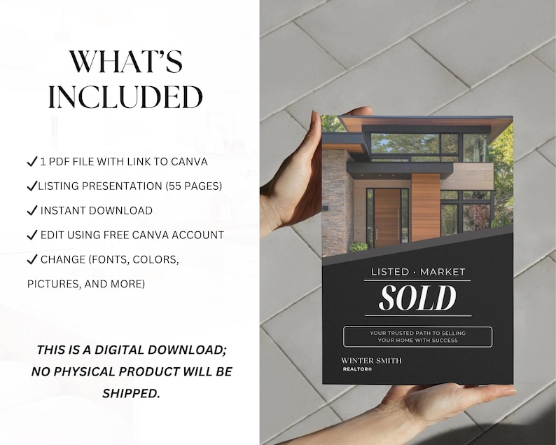 Real Estate Listing Presentation, Modern, Home Seller Guide, Updated ...