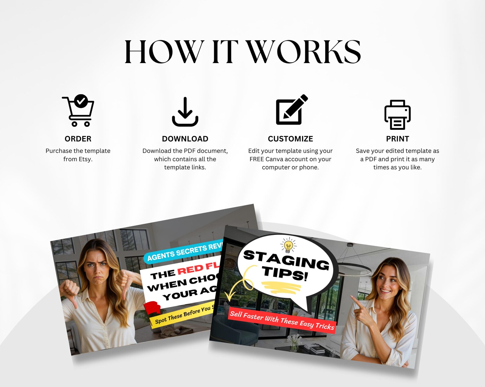 Real Estate Youtube Thumbnail Templates Canva | Real Estate Agent Video ...