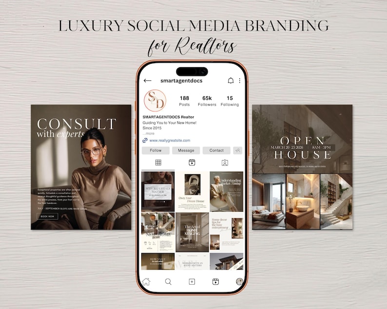 340+ Luxury Realtor Instagram Templates | Realtor Social Media Post ...