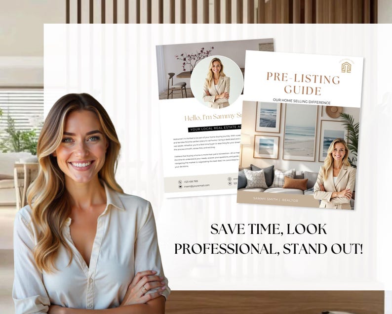 Seller Pre-listing Presentation, Seller Guide, Real Estate Template ...