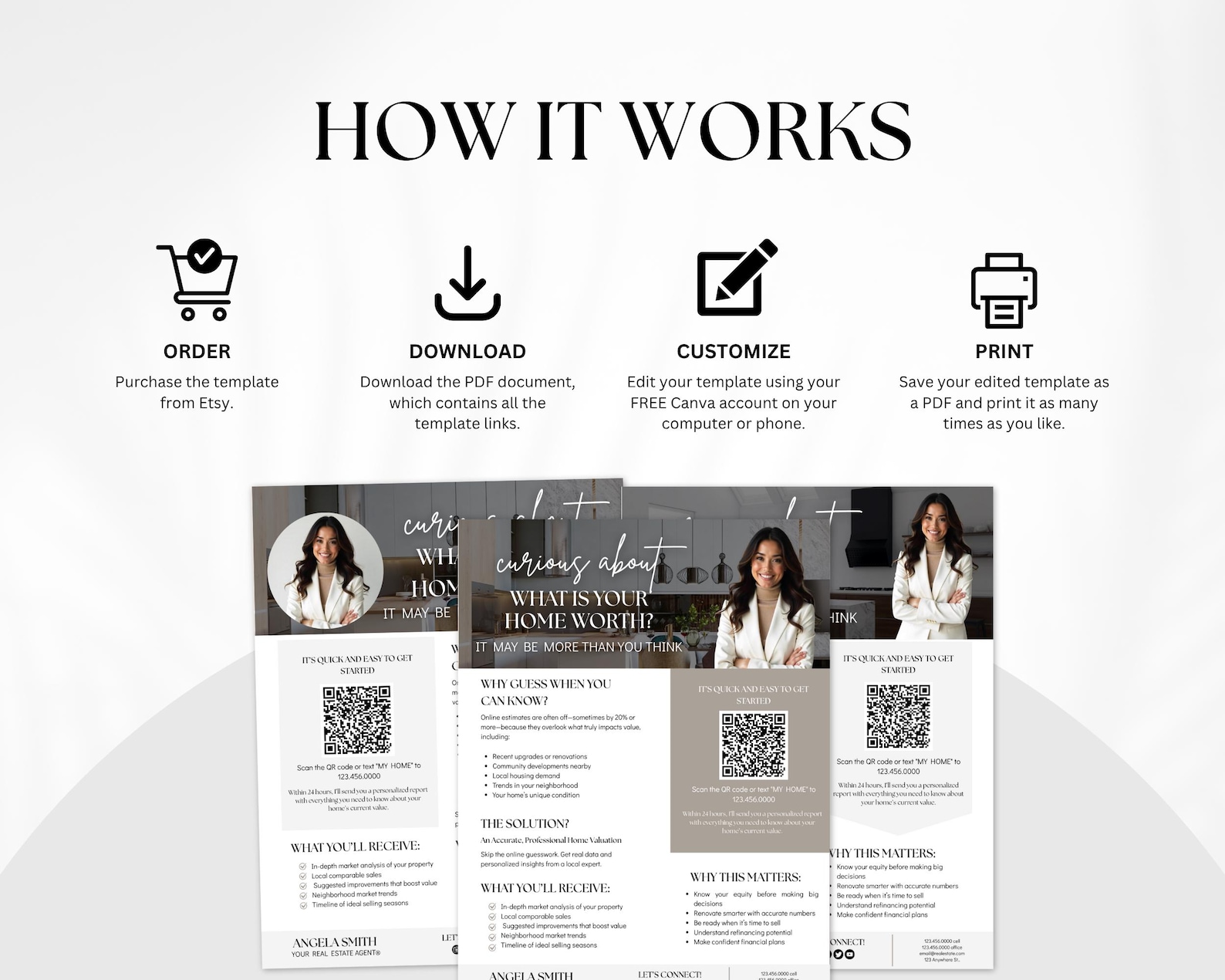Home Value Marketing Flyer | Real Estate Lead Magnet Flyer | CMA Lead ...