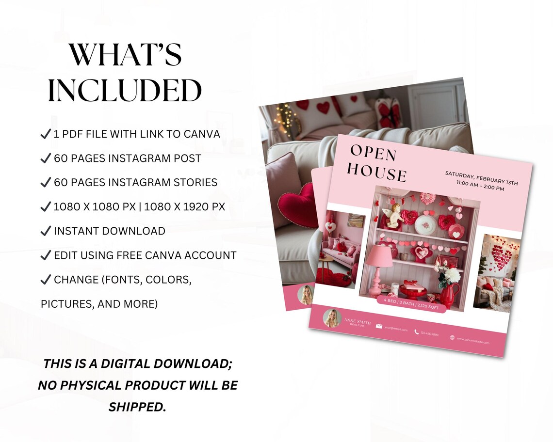 120 February Real Estate Templates | Canva Templates | Social Media ...