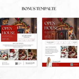 Holiday Postcard for Realtors, Canva, Real Estate Christmas Card ...