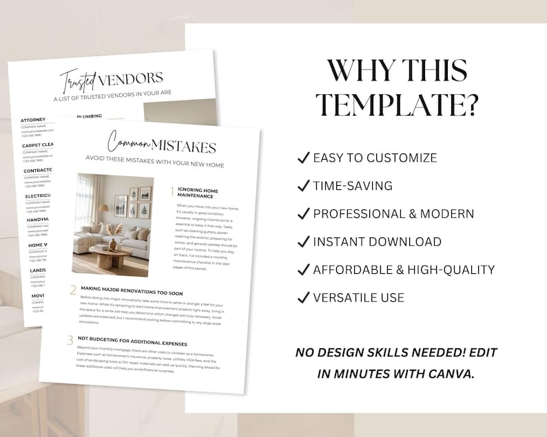 Closing Day Binder Template | Closing Gift | Homeowner | Real Estate ...