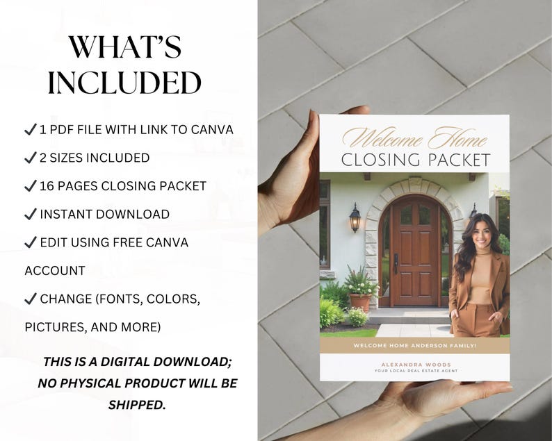 Real Estate Closing Packet | New Home Guide | Real Estate Marketing ...