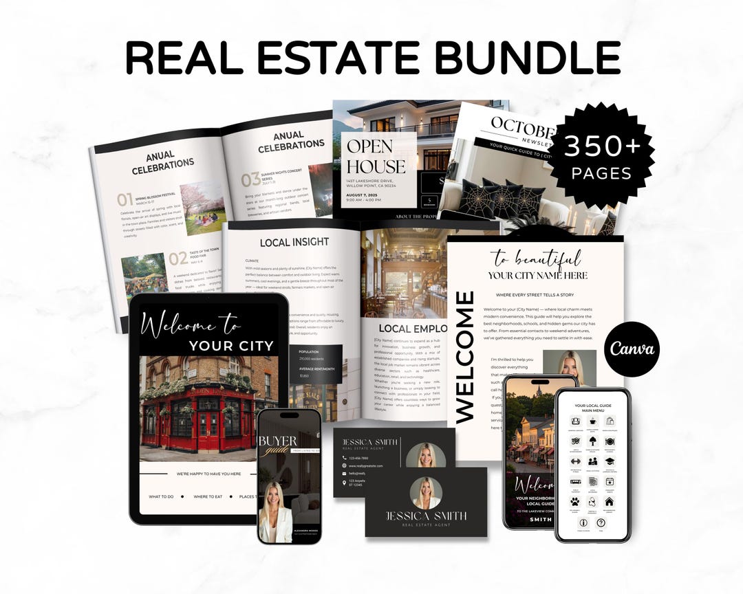 Real Estate Bundle | Branding Kit | Realtor Bundle Marketing Kit ...