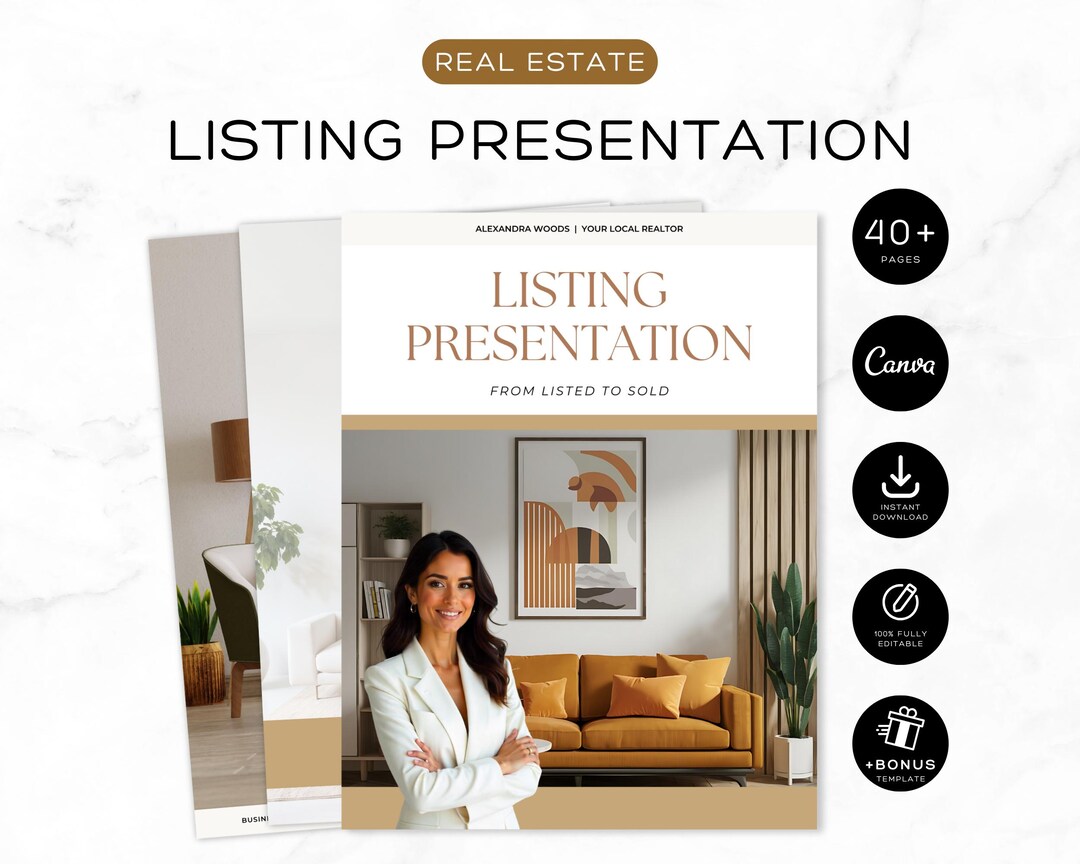 Real Estate Listing Presentation, Home Seller Guide, CMA, NAR ...