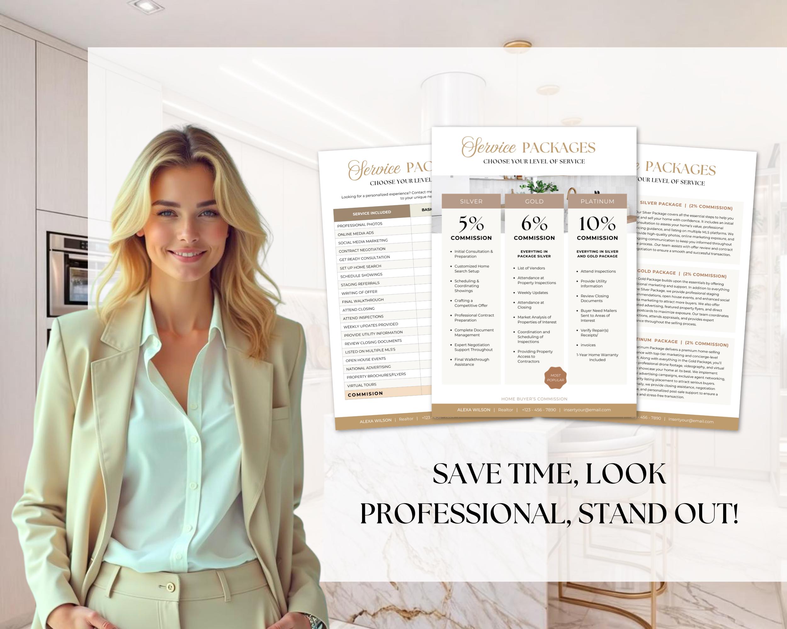 Real Estate Commission Template | Canva | Real Estate Marketing | Real ...