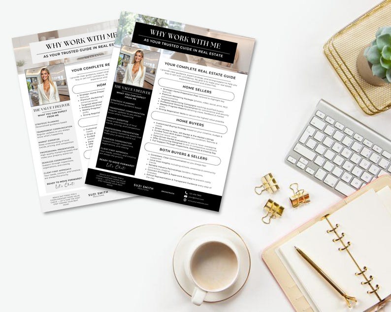Real Estate Agent Introduction Flyer, Personalized Realtor, Real Estate ...