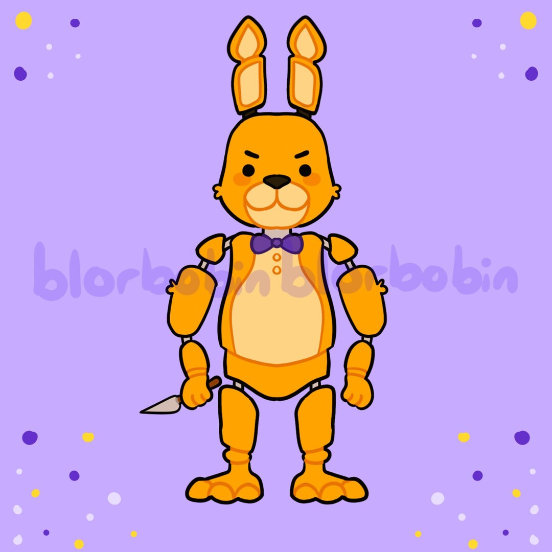 FNAF Inspired Springtrap William Afton Sticker [five Nights at Freddy's ...