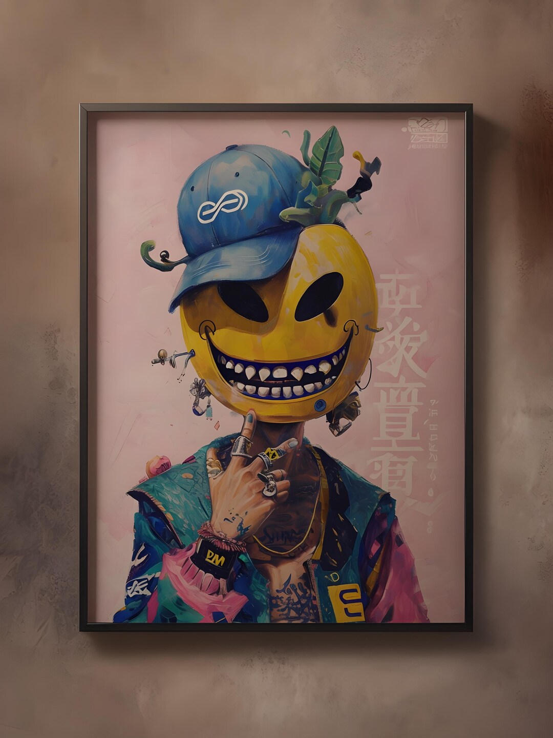 Realistic Smiley Pop Art Design - Etsy