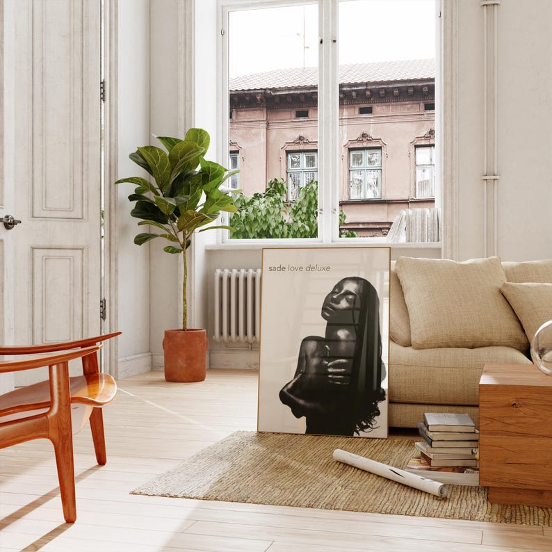 Sade - Love Deluxe Poster | Music Poster | Wall Art | Modern Room Decor | Aesthetic Wall Decor ...