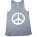 Womens Peace Sign Tank Top Boho PEACE PUNK Womens Grunge - Etsy
