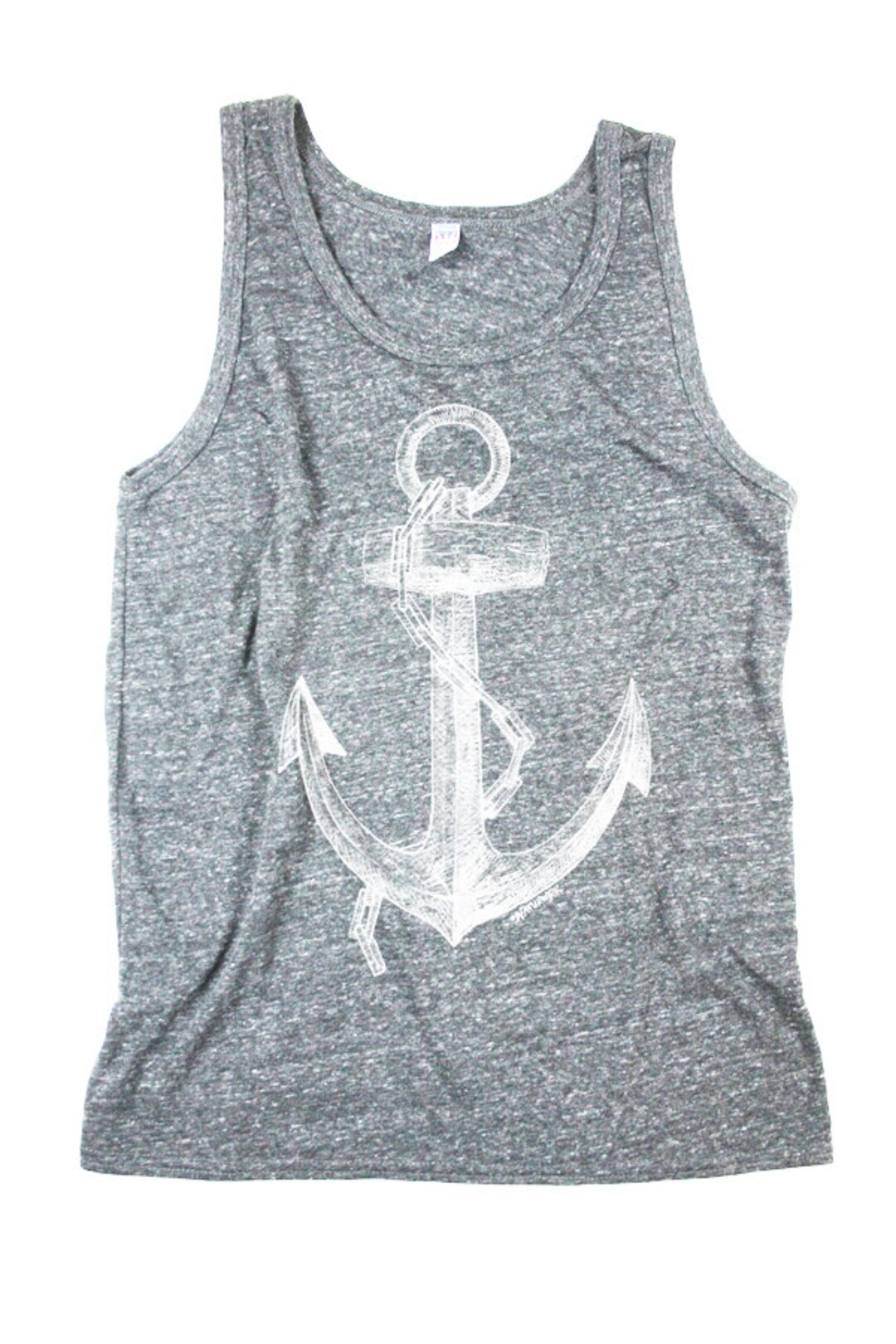 Anchor Tank Top - Mens Tank Top - Nautical - Ocean Shirt - Small ...