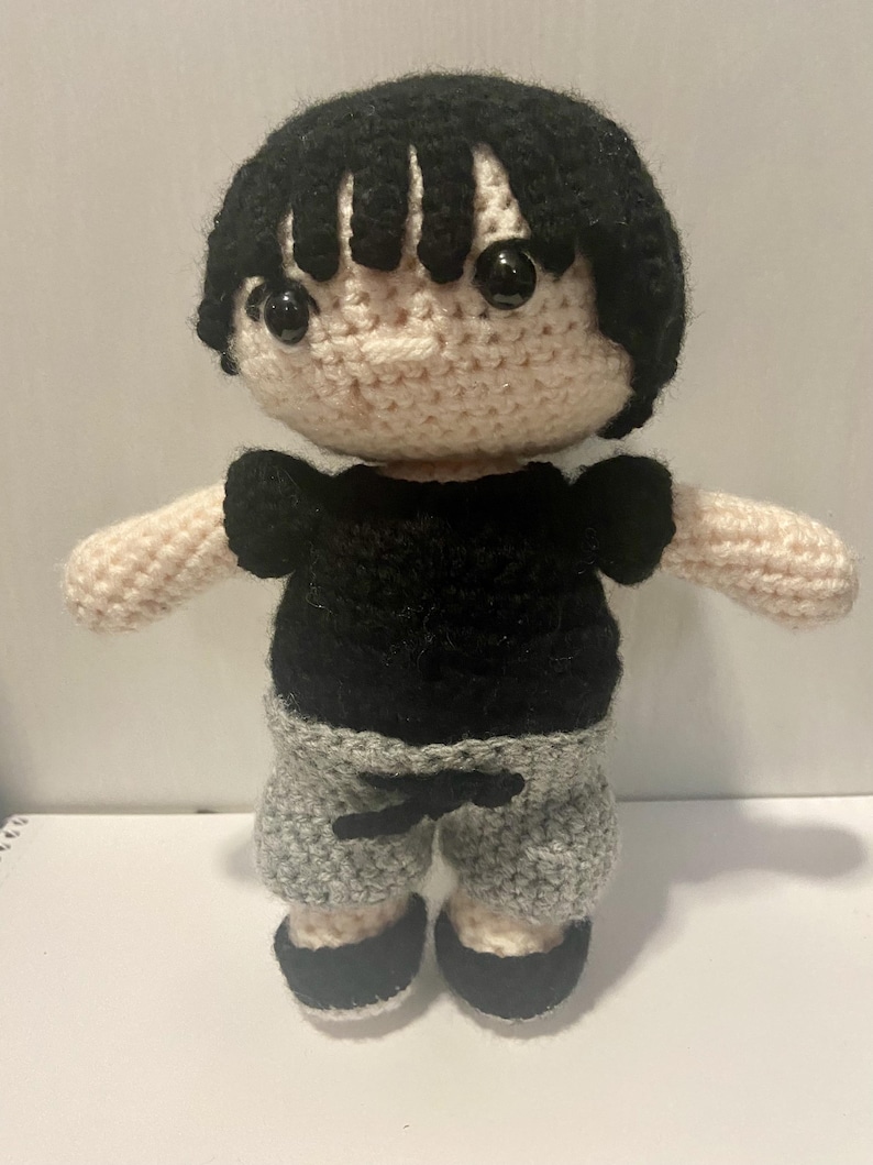 Crochet Toji Fushiguro Doll Jujutsu Kaisen Amigurumi - Etsy