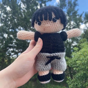 Crochet Toji Fushiguro Doll Jujutsu Kaisen Amigurumi - Etsy