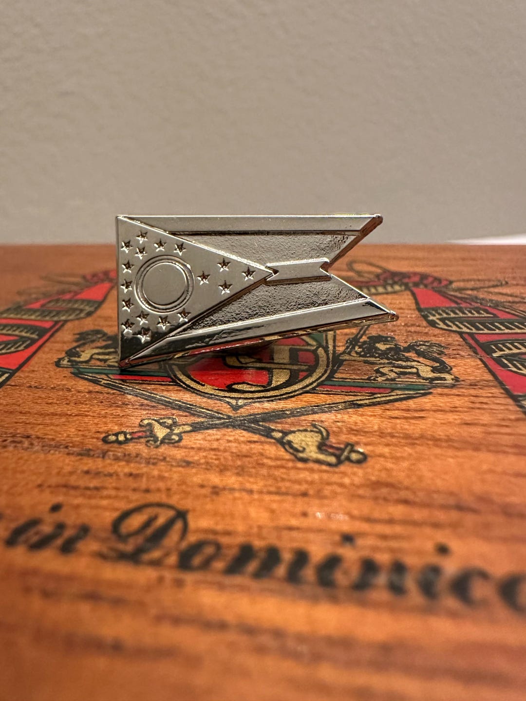 Ohio Flag Silver Metal Lapel Pin - Buckeye State Pride - Etsy