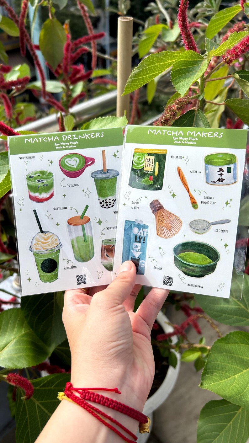 Matcha Stickers | Matcha Makers Sticker | Journal Sticker | Laptop ...