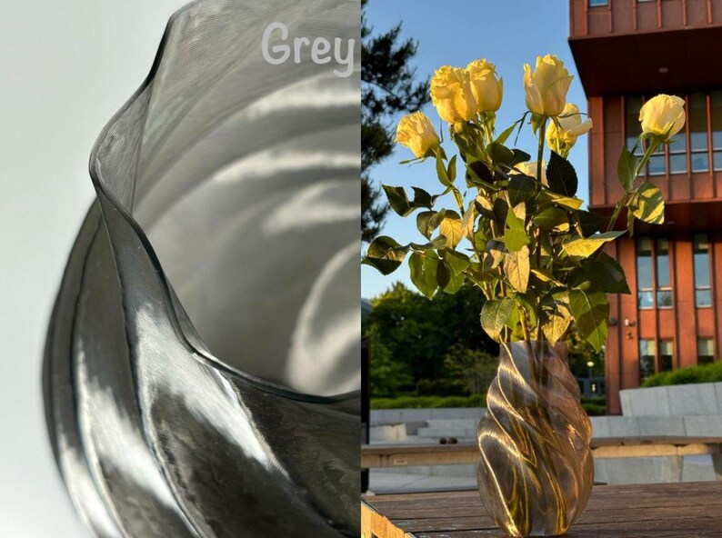 Quartz Vase — Organic Modern Sculptural Vase, Contemporary Home Decor ...