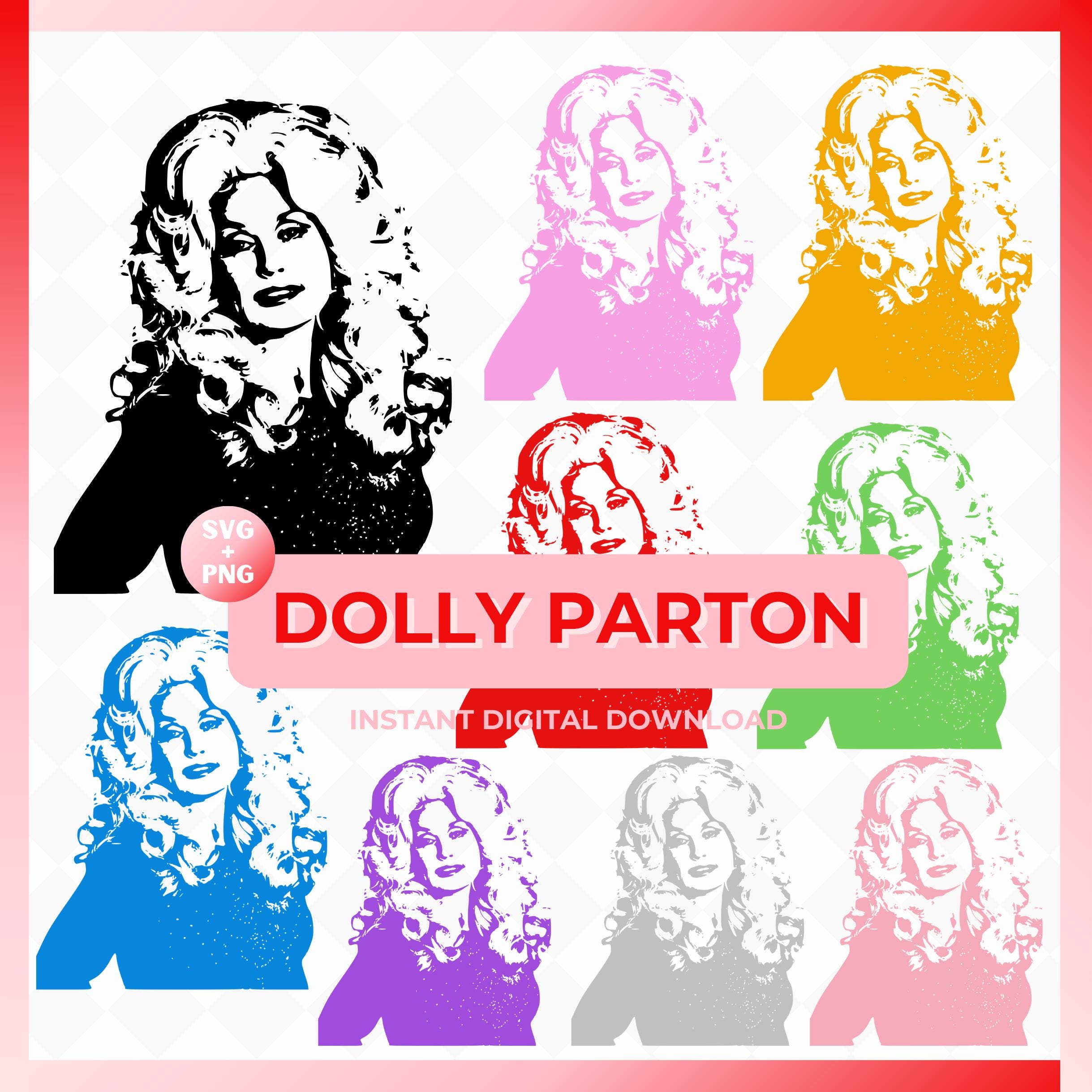 Dolly Parton SVG Bundle, Vintage Country Music PNG, Digital Download ...