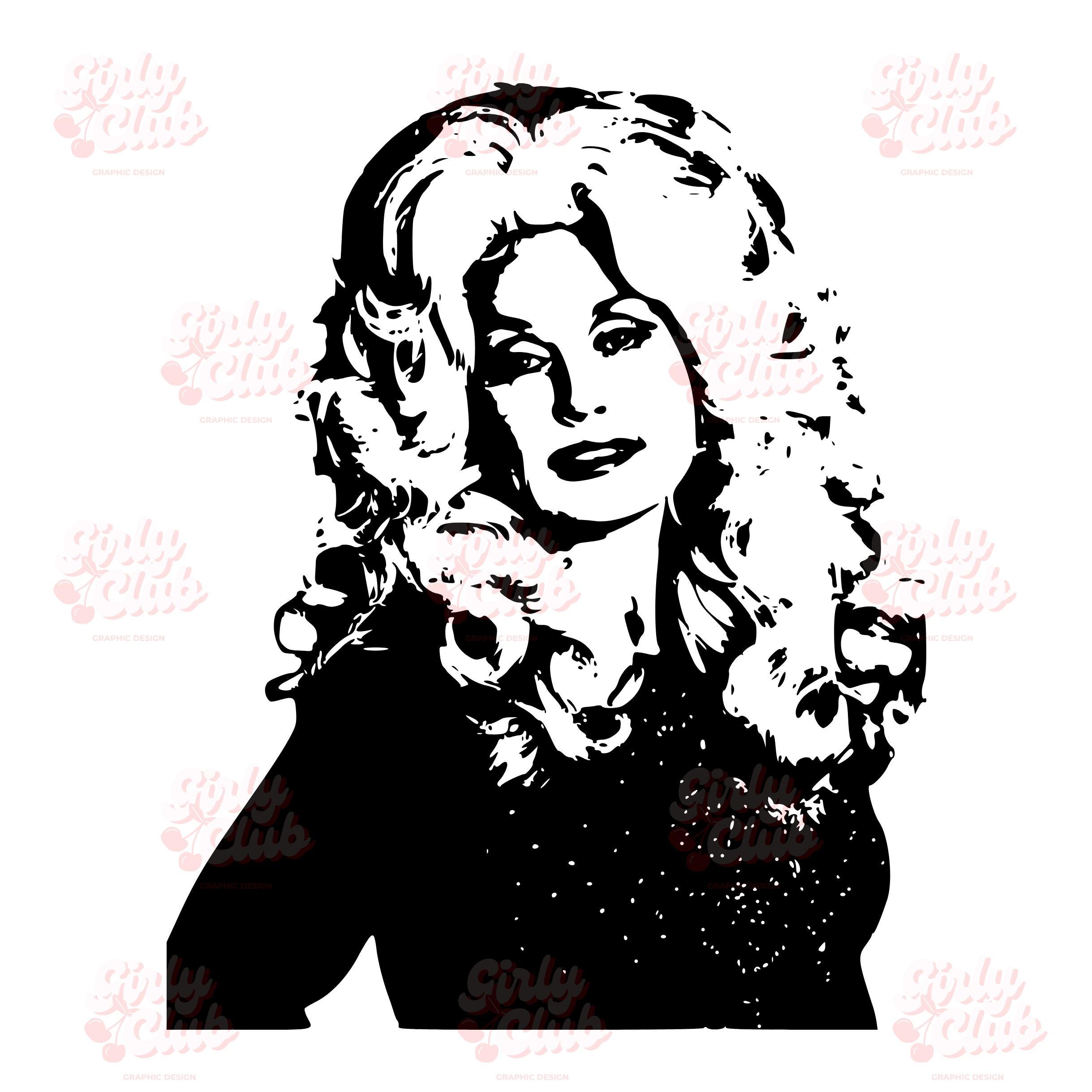 Dolly Parton SVG Bundle, Vintage Country Music PNG, Digital Download ...