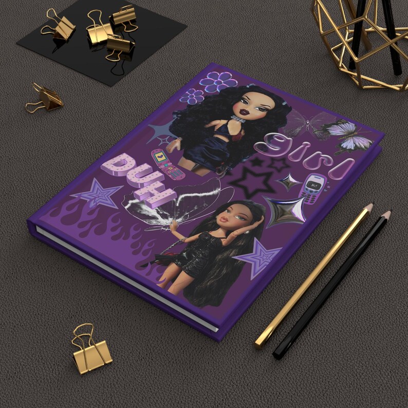 BRATZ Doll, Retro Glam Sticker Journal, Empowerment Journal for Girls ...