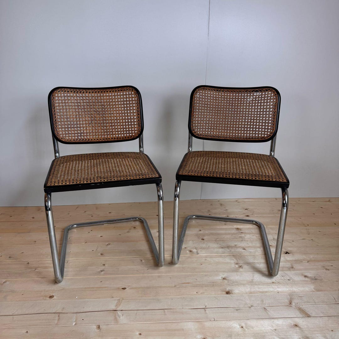 Pair of Cesca 'B32', Marcel Breuer for Gavina, Italy 1960s - Etsy