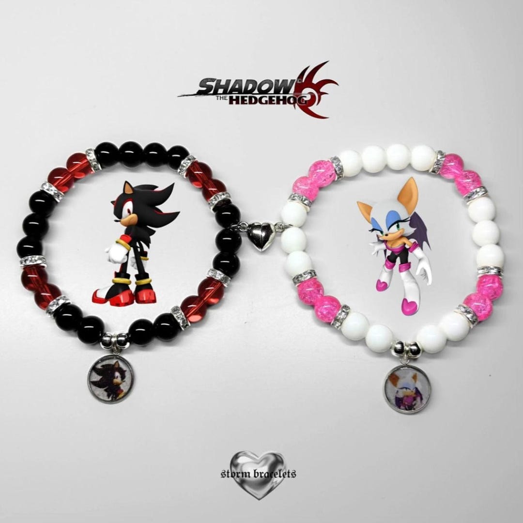 Shadow X Rouge Matching Bracelets - Etsy