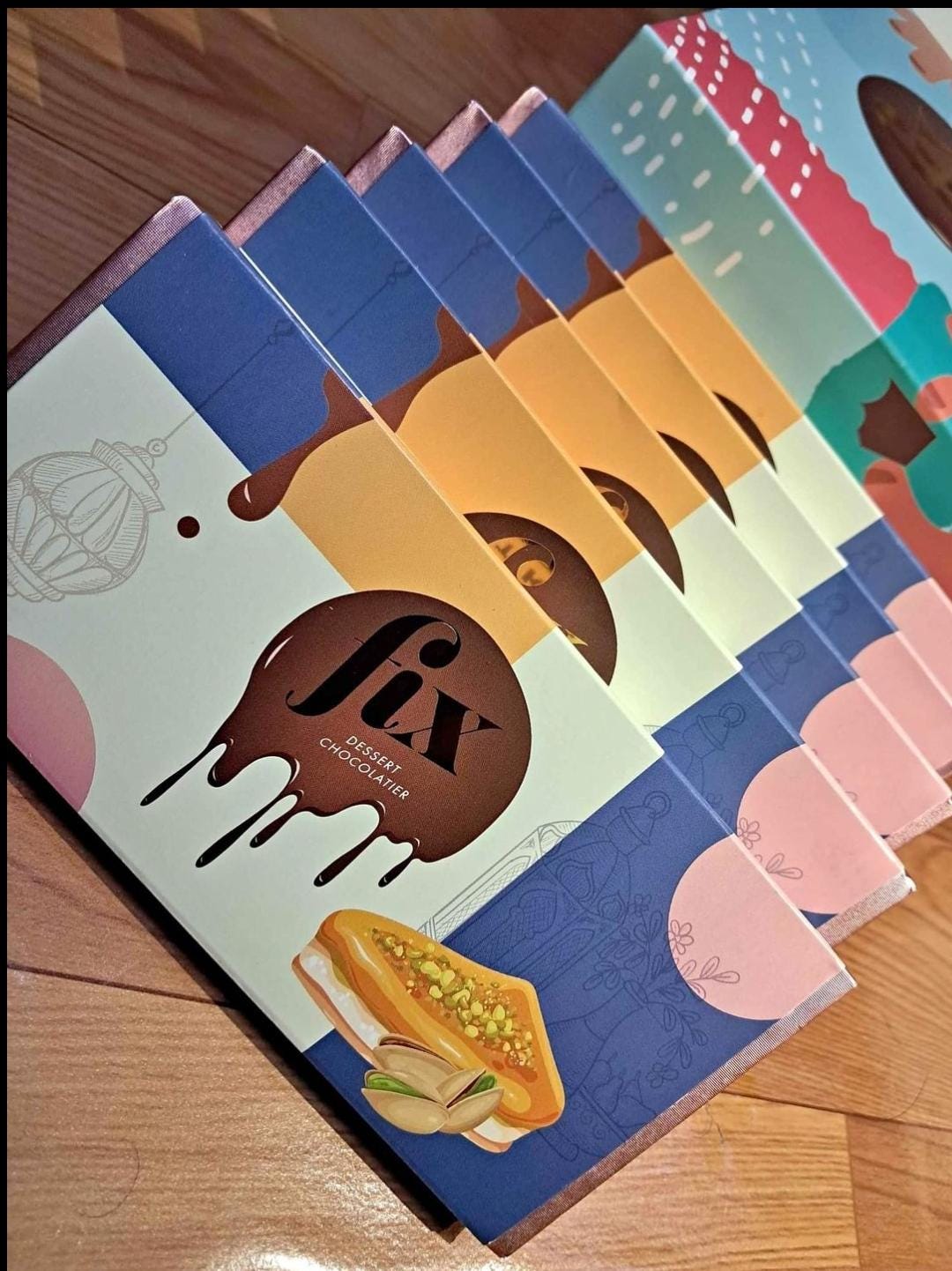 Fix Dubai Chocolate Kunafa Pistachio 1 Bar Original Authentic Dubai ...