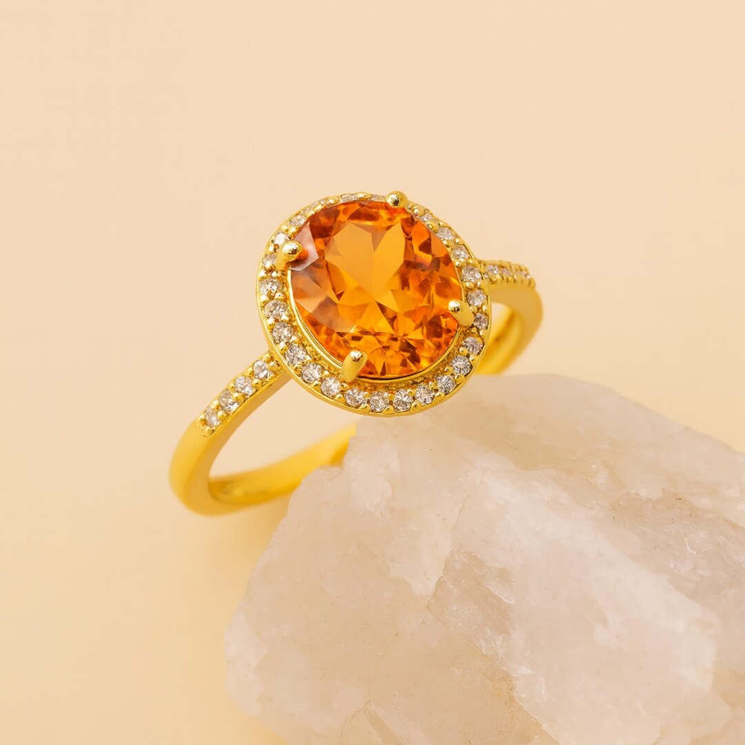 14K Solid Gold Zultanite Ring, Dainty Turkish Diaspore Ring, Color ...