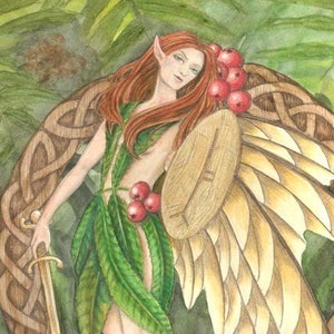 Rowan Tree Fairy Limited Edition Print - Etsy