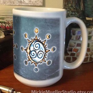 Solar Eclipse Sigil 15 Oz Coffee Mug - Etsy